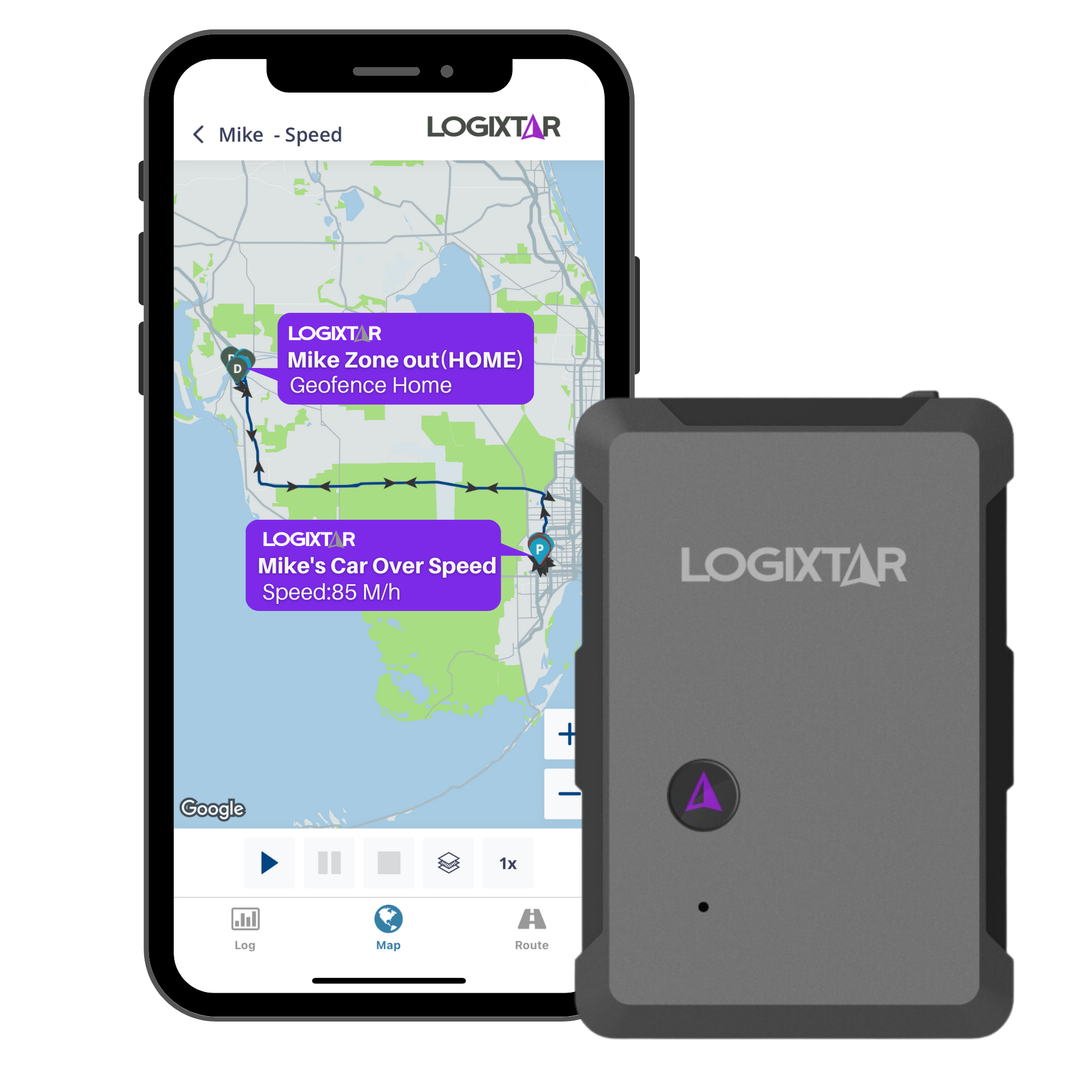 LP200A GPS Magnet tracker, Up to 4 Years Battery Life SOS Button, Temp – Logixtar